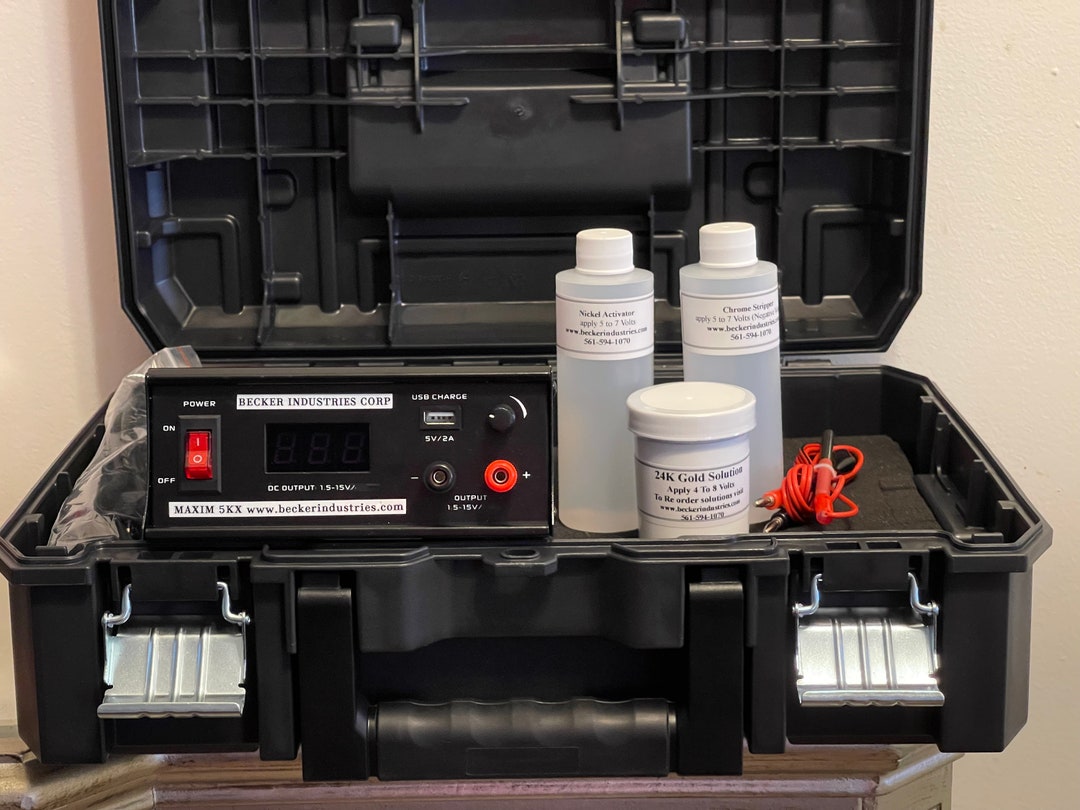 Jewelry Gold Plating Kit, Gold Plating Kit Machine, 24K, 18K, 14K, Gold ...