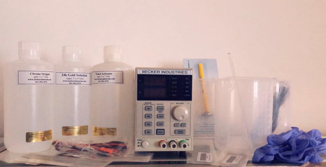 24K Gold Plating Kit: Jewelry Electroplating Machine - Etsy