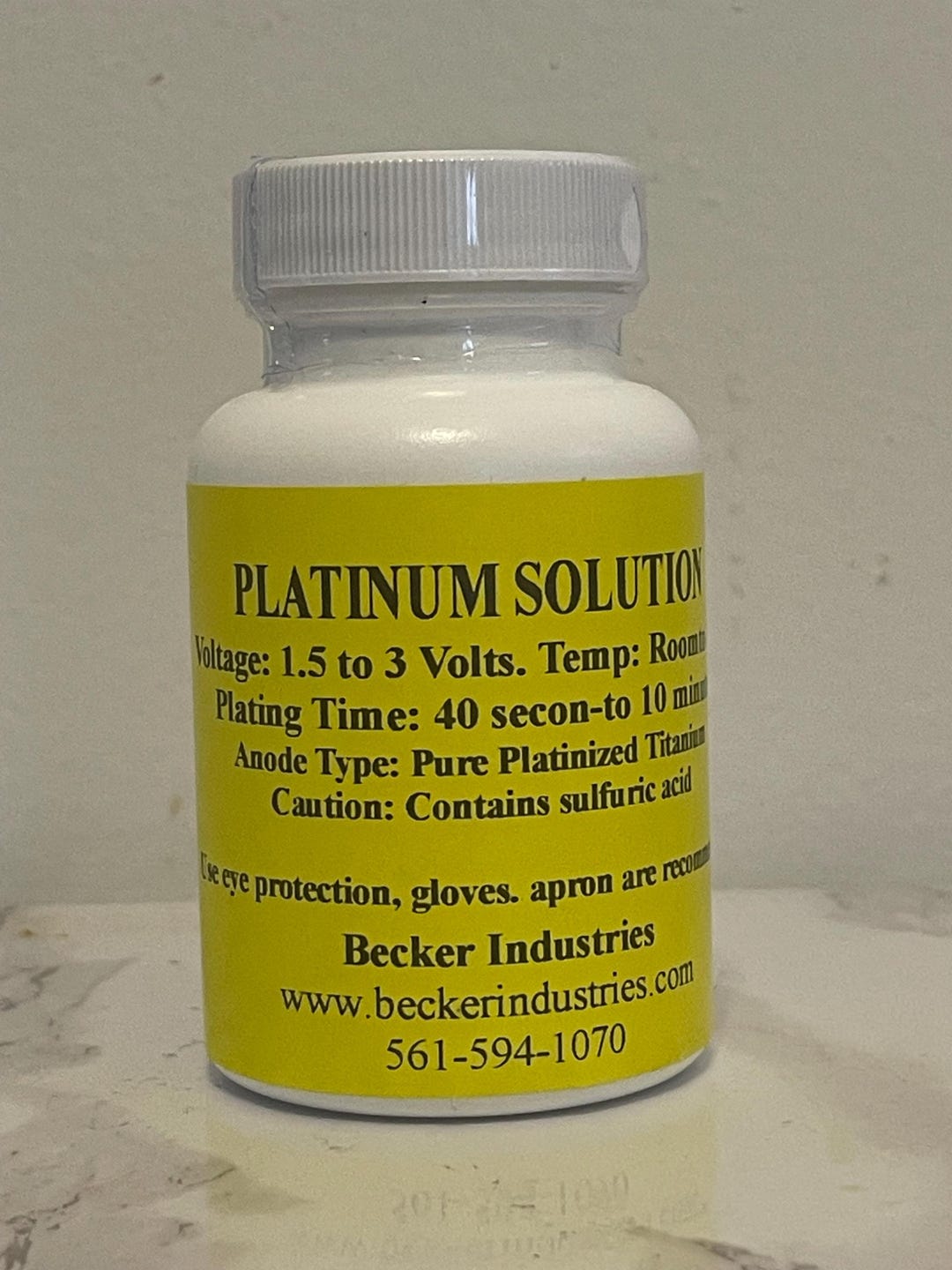 Platinum Plating Solution Rhodium Substitute, Industrial Grade, 4oz - Etsy