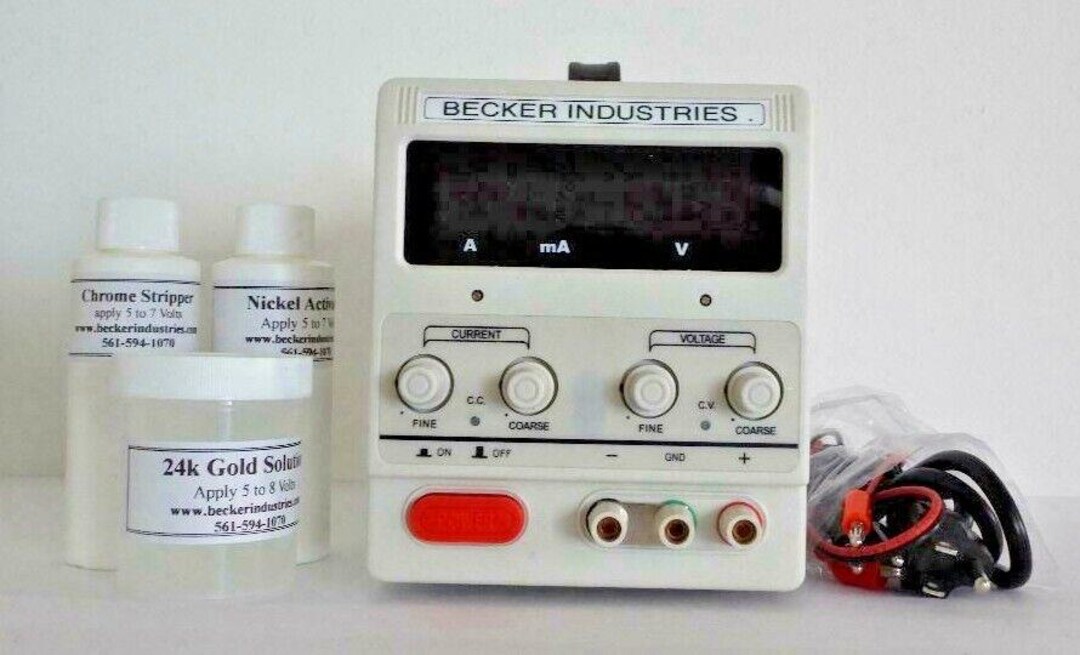 Digital 24K Gold Plating Machine Kit: Chrome, Silver, Rhodium - Etsy