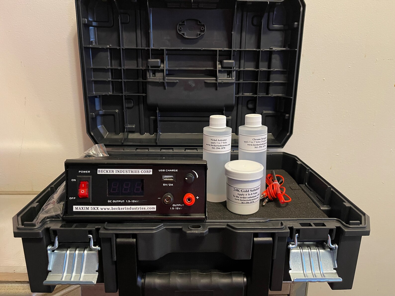 Gold Plating Kit Machine: 24K, 18K, 14K Portable Electroplating System ...