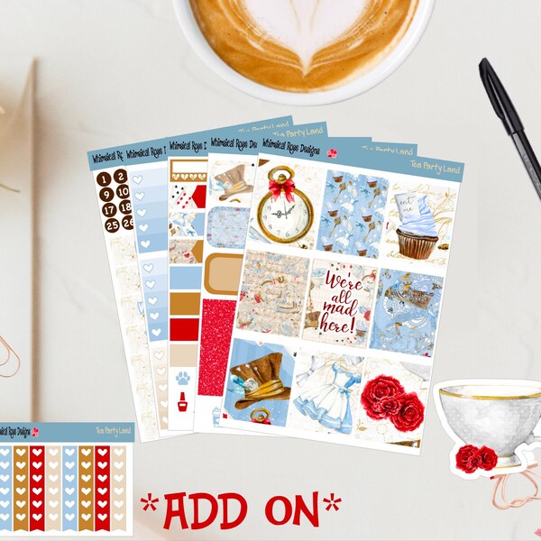 Alice in Wonderland Happy Planner - Etsy