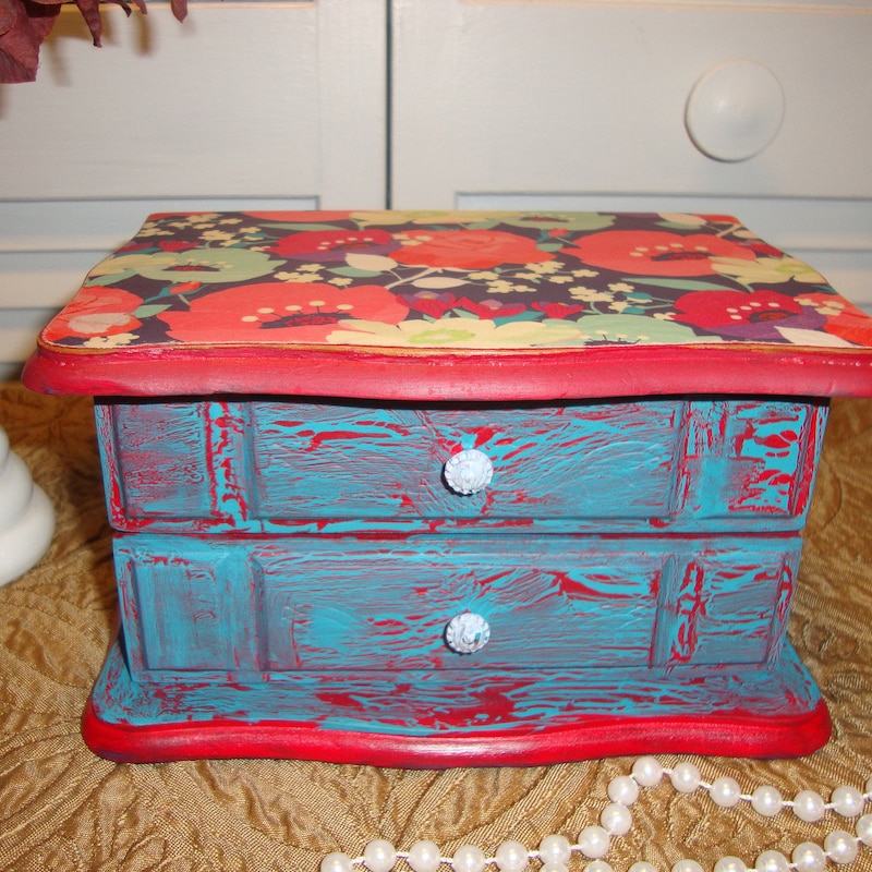 Painted Jewelry Box - Etsy
