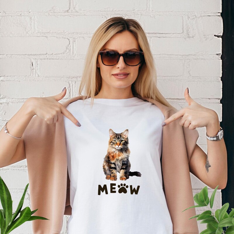 Meow T Shirt - Etsy