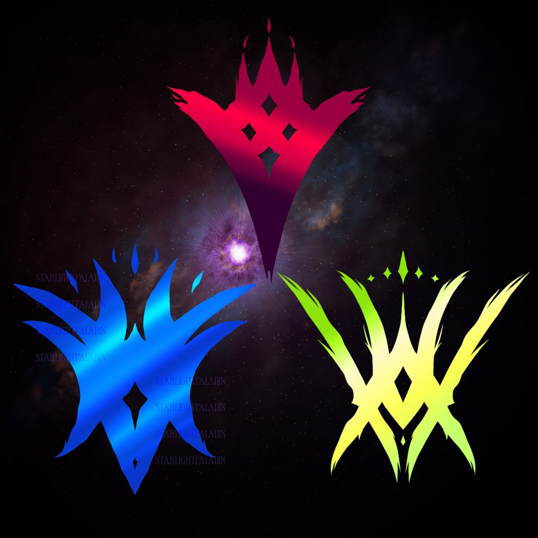 Hive God Siblings Holo Variety Decals Combo Set - Etsy