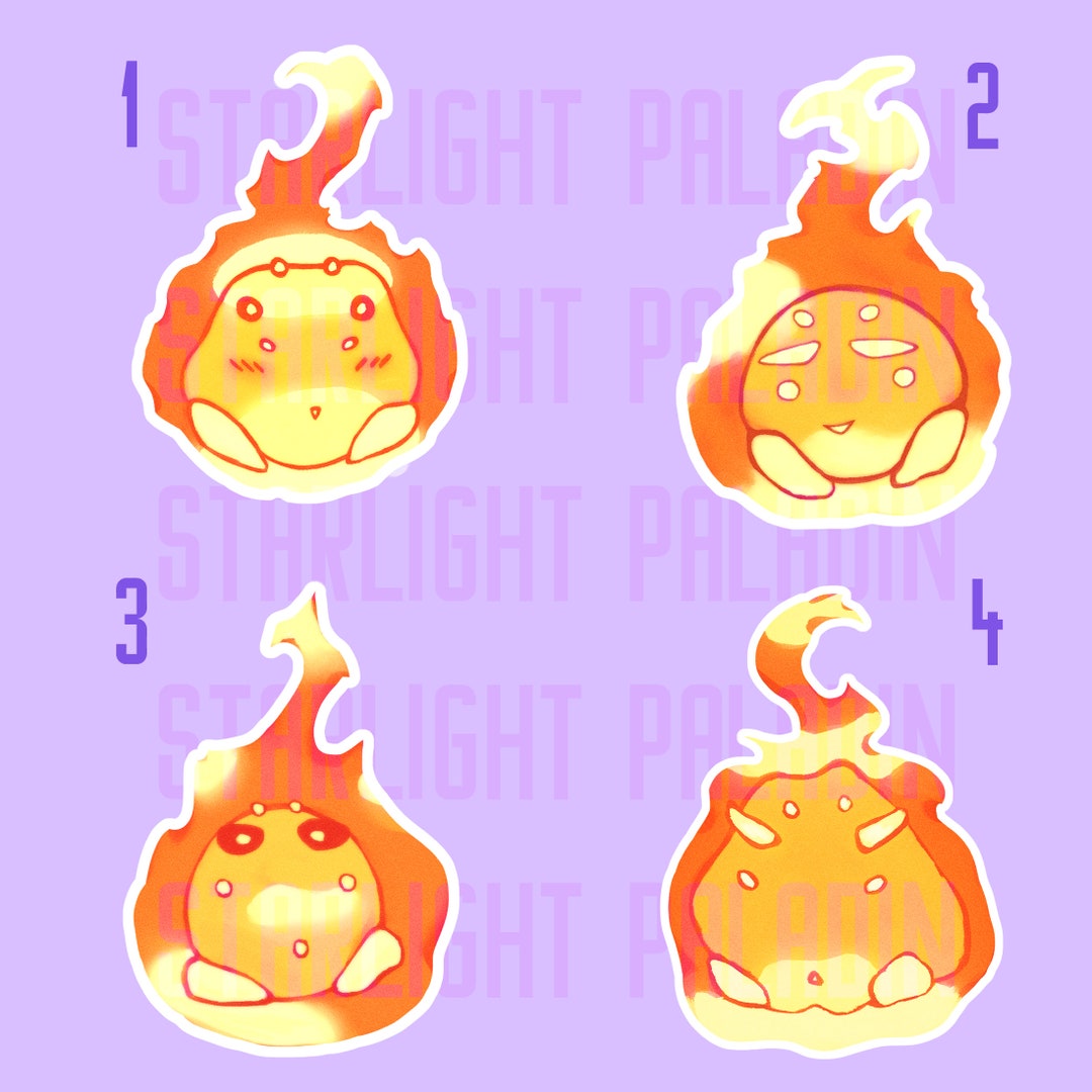 Flame Ball Pyro Cuties Weatherproof Peekers - Etsy