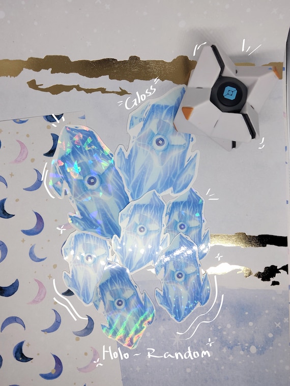 Encased Stasis Crystal Ghost Weatherproof Sticker Decal | Etsy