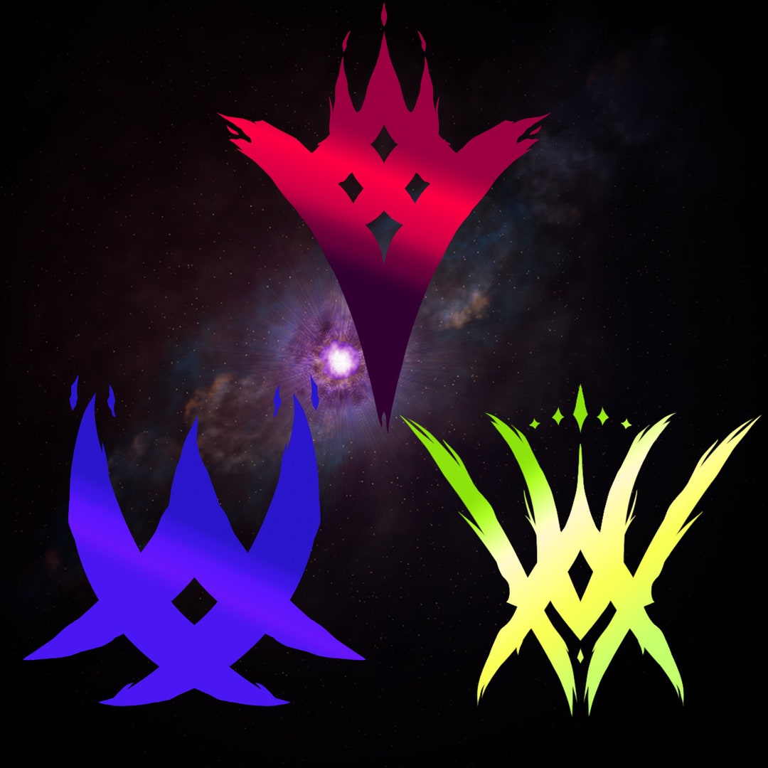 Hive God Siblings Holo Variety Decals Combo Set - Etsy