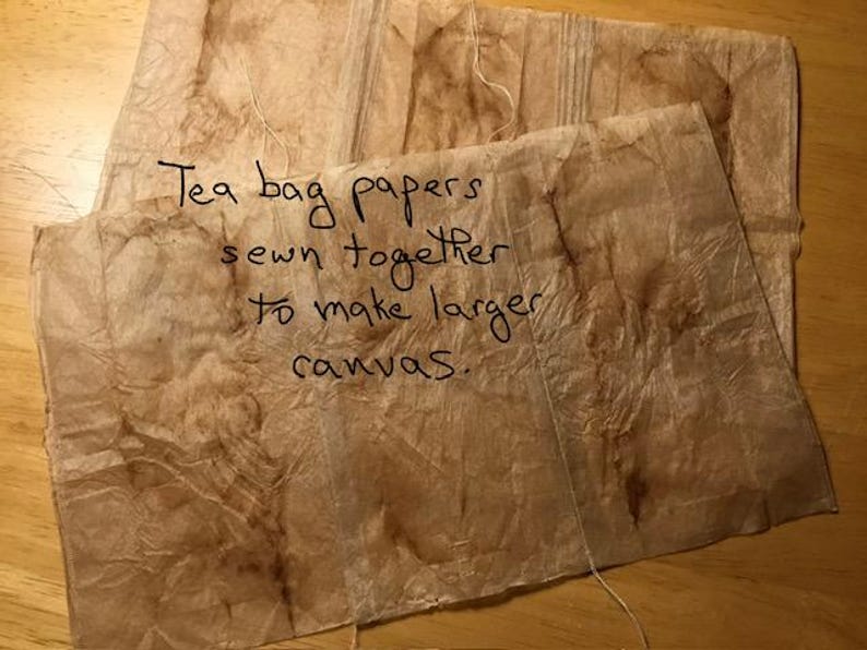 Up-cycled Tea Bag Papers for Craft Projects and Junk Journals - Etsy