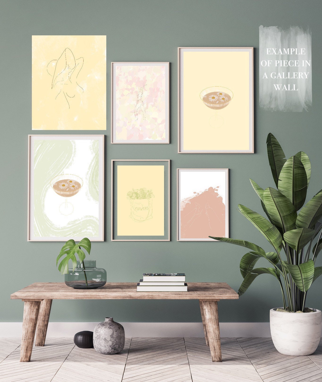 Sunshine Lady: Printable Wall Art, Digital Art Print Download, Woman ...