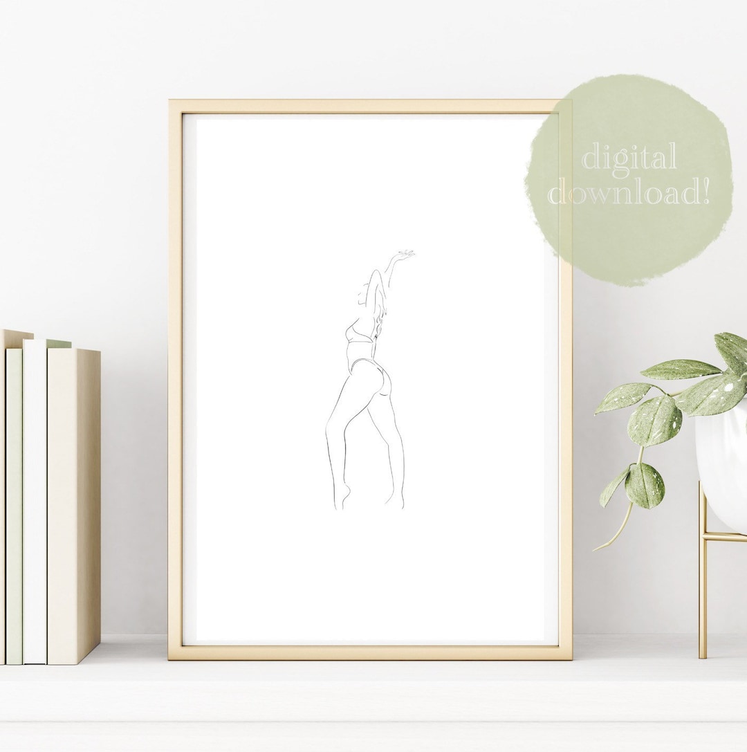Sunshine Lady: Printable Wall Art, Digital Art Print Download, Woman ...