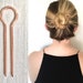 Large Copper Hair Pin Copper Hair Fork Large Metal Hair Pin - Etsy