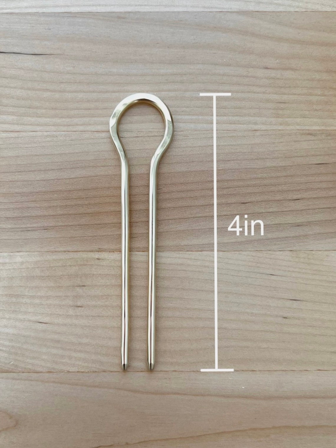 Large Brass Hair Pin Brass Hair Fork Large Metal Hair Pin - Etsy