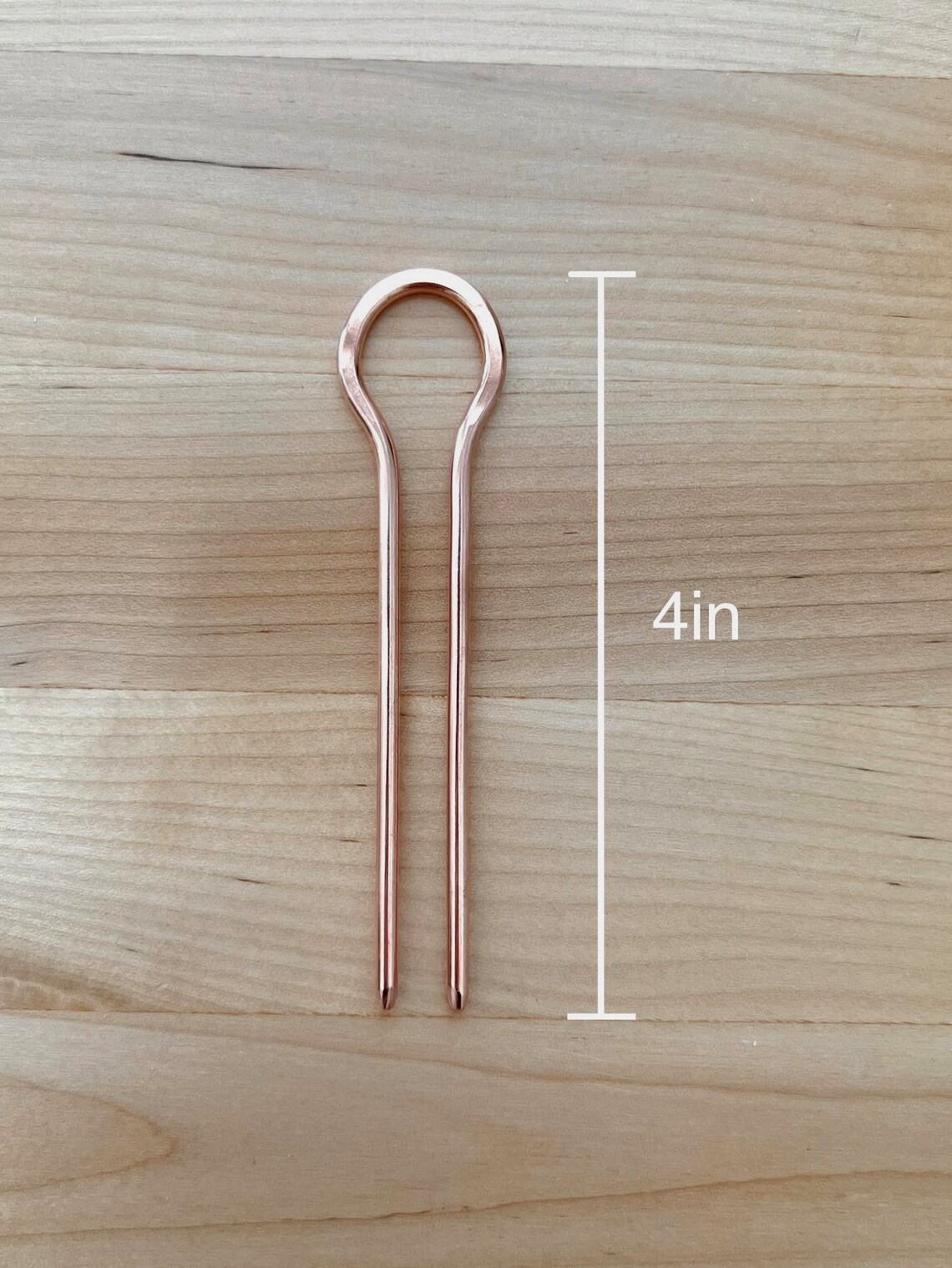 Large Copper Hair Pin Copper Hair Fork Large Metal Hair Pin - Etsy