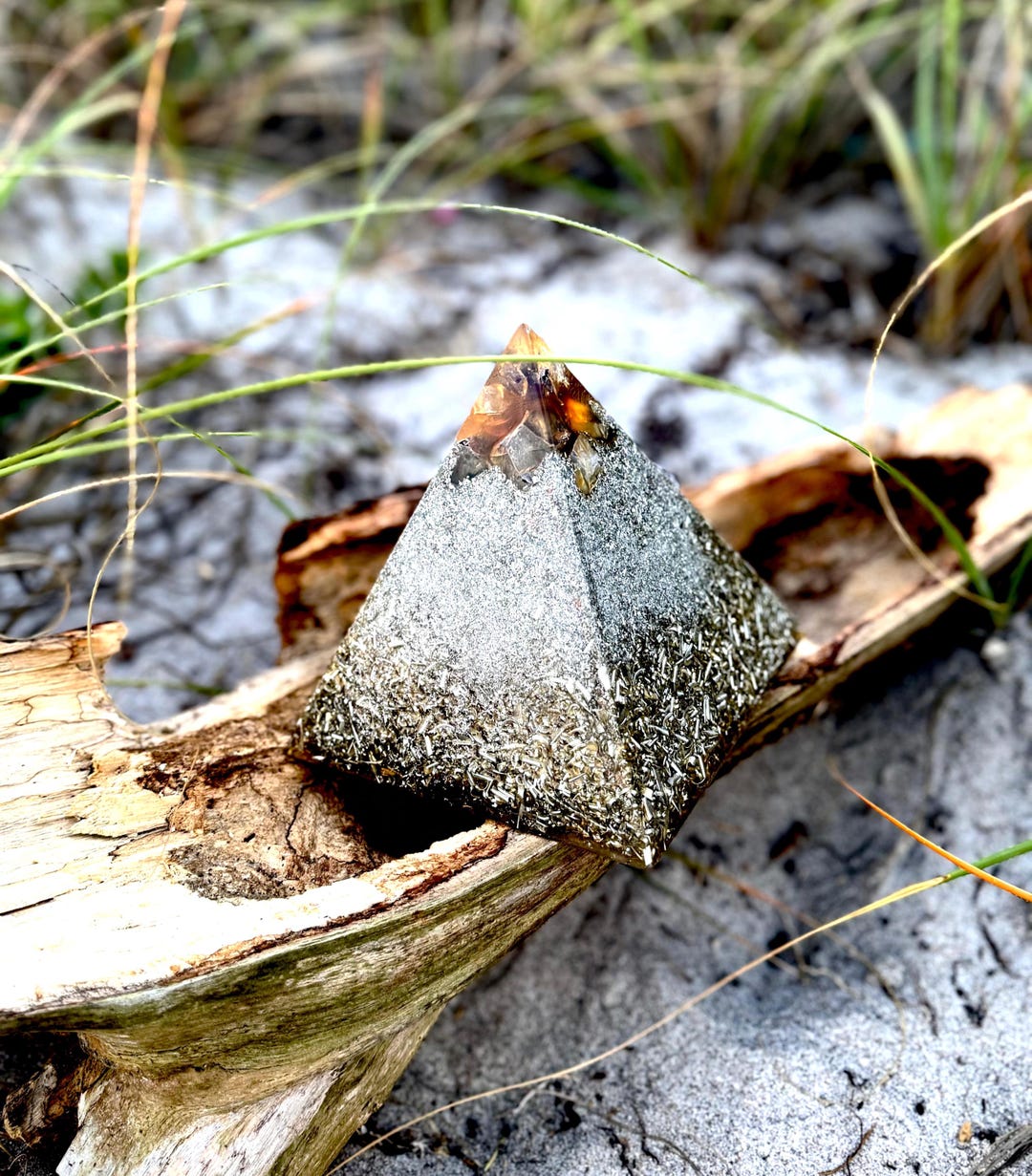 Real Pyramid Orgonite, Large and Powerful Orgonite Pyramid, Energy ...