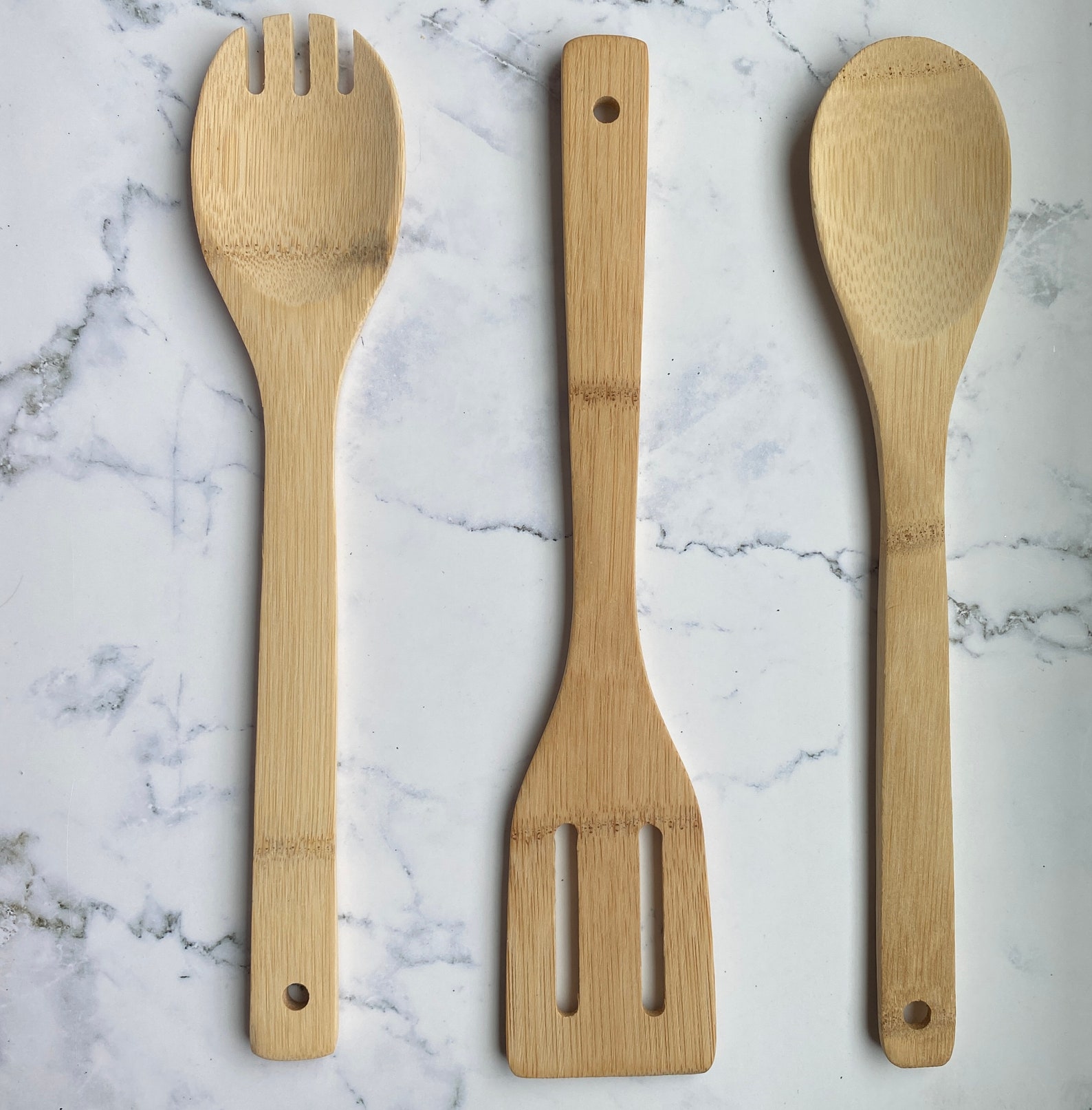 Wooden Spoon Personalized Customized Bamboo Utensils Spoon - Etsy