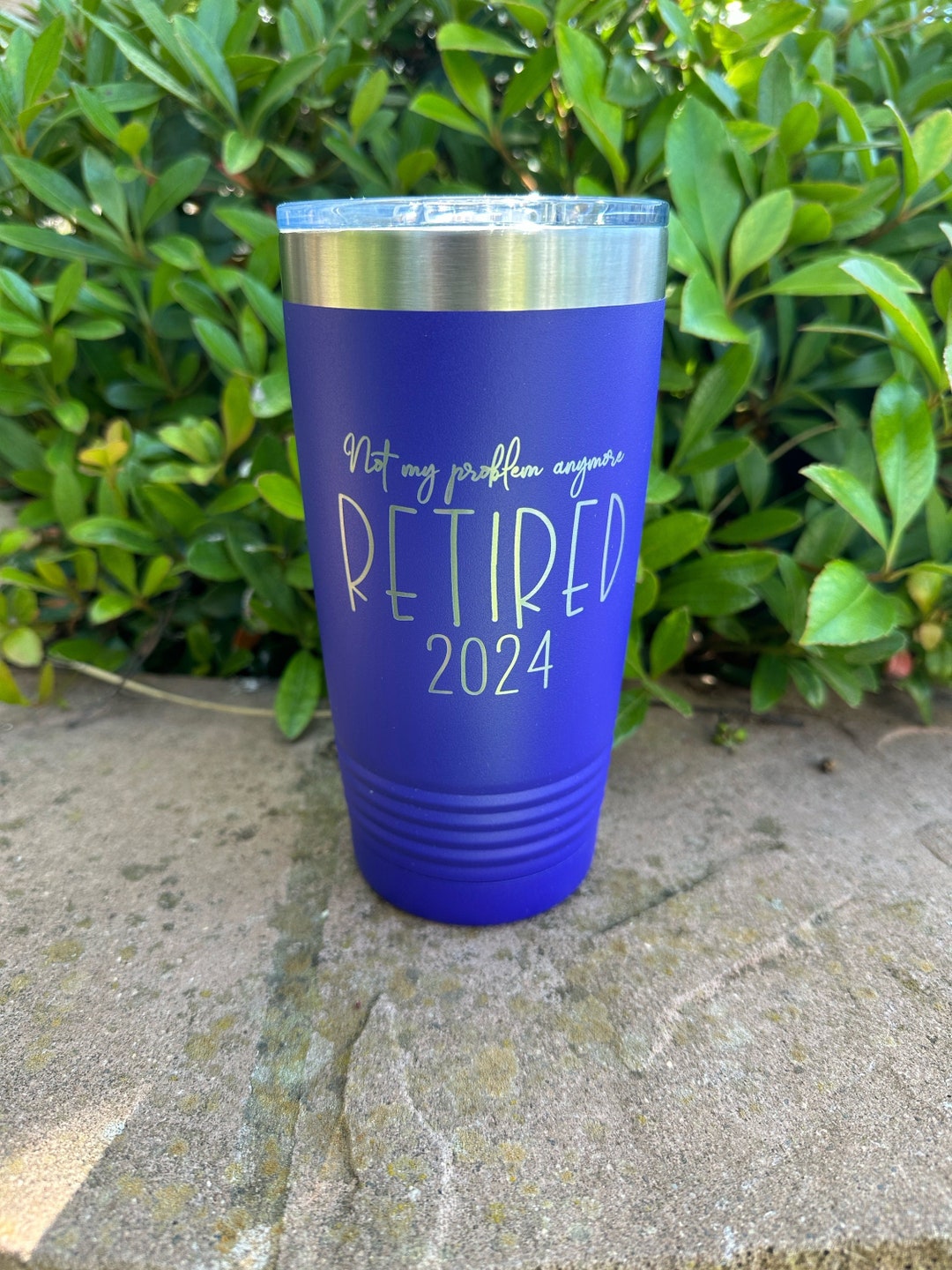 Retirement Themed Insulated Tumbler Laser Engraved-perfect Retirement ...
