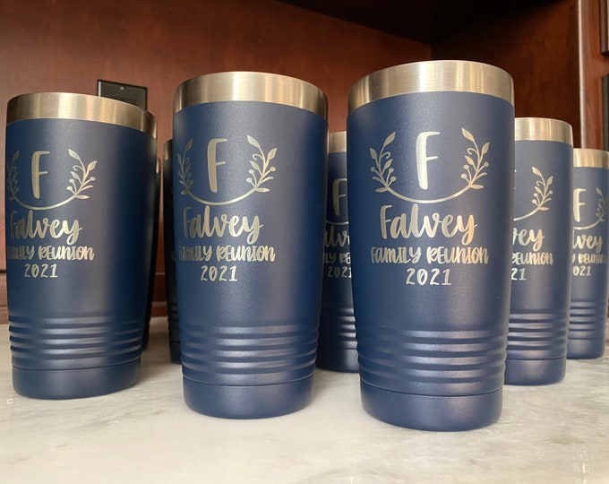 Customized Family Reunion Insulated Tumbler, Large Wine Tumbler or ...