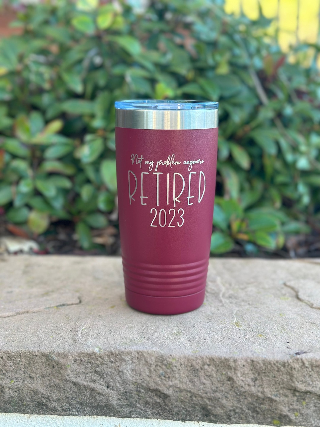 Retirement Themed Insulated Tumbler Laser Engraved-perfect Retirement ...