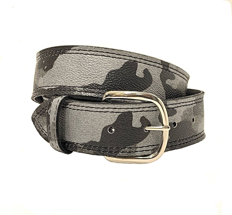 Camo Belt, Camouflage Belt, Gray Camo Belt, Womens Belt, Mens Belt ...