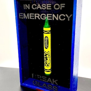 Marine Corps Emergency Crayon Display - Etsy