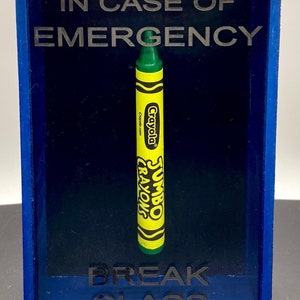 Marine Corps Emergency Crayon Display - Etsy