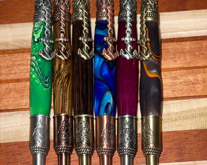 Pewter Nautical Pen - Etsy