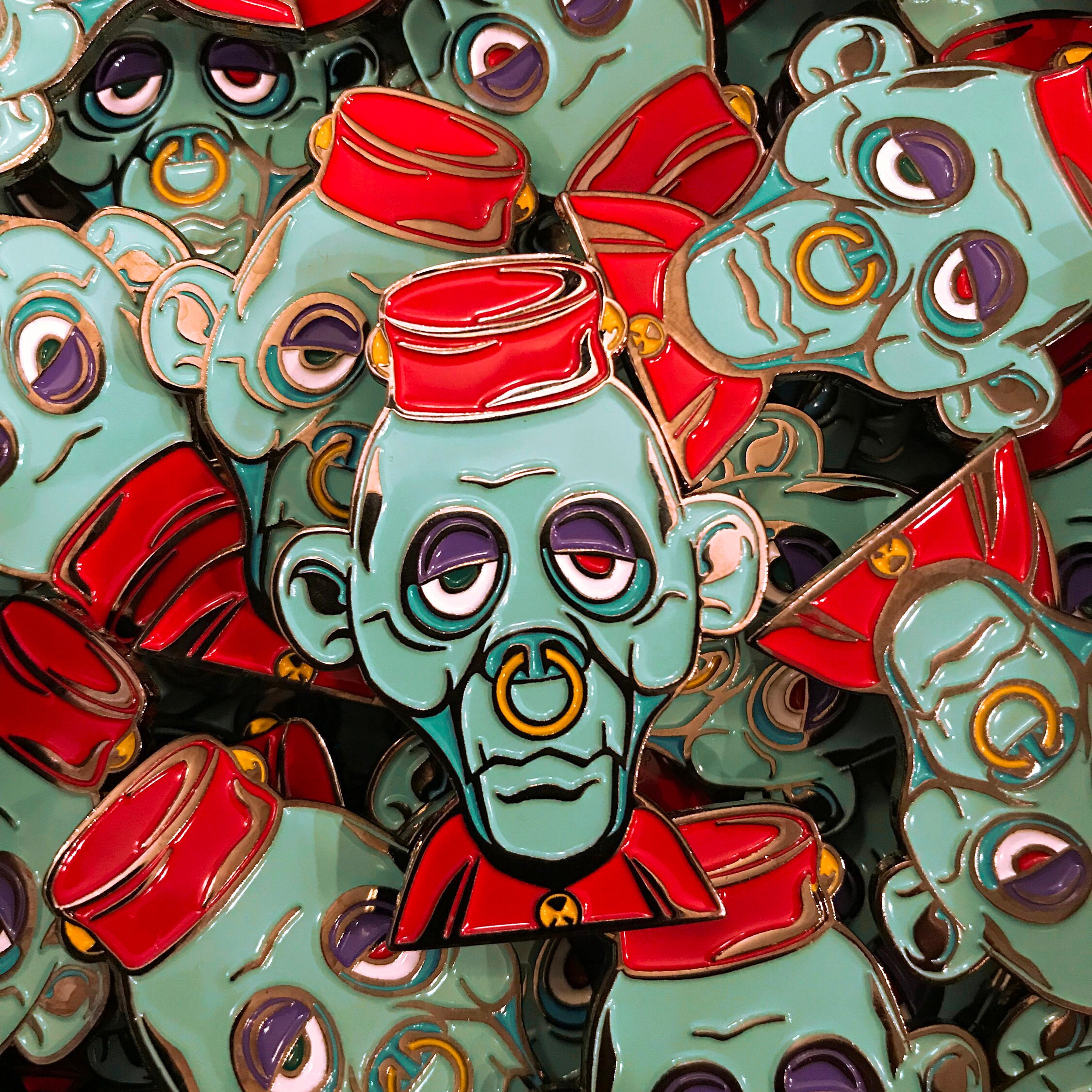 Zombie Bellhop: Mad About Monsters Collector Series- Soft Enamel Pin ...