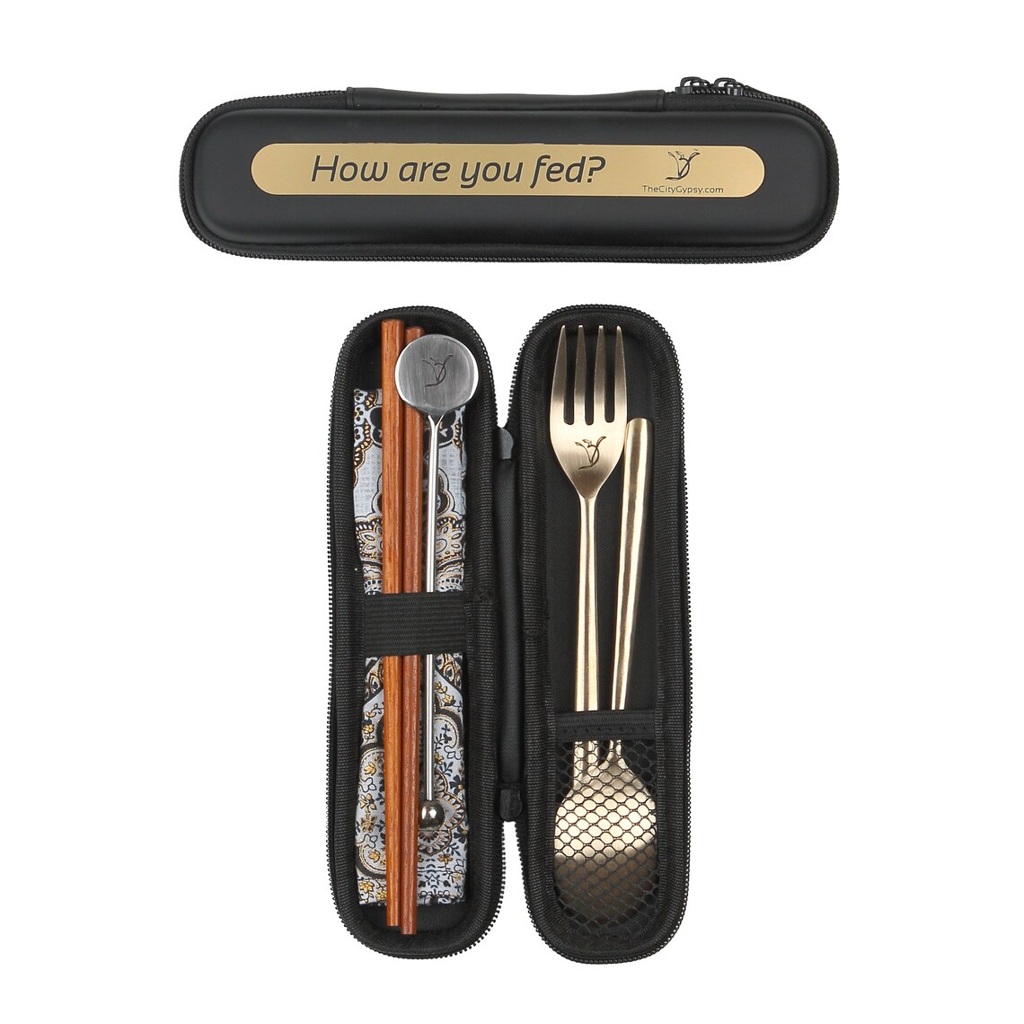 Personal Utensil Kit Basic Brass - Etsy