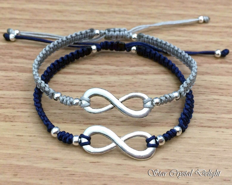 Braided Anklet, Friendship Anklet, Couples Anklet, Infinity Anklet, His ...