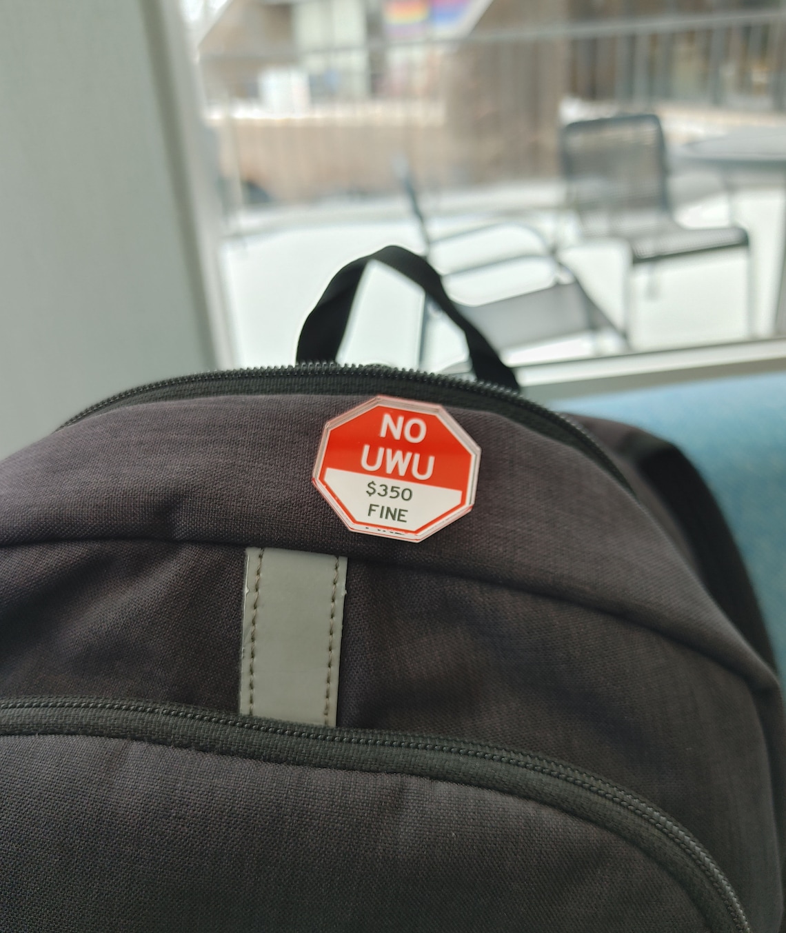 No Uwu Stop Sign Acrylic Pin | Etsy