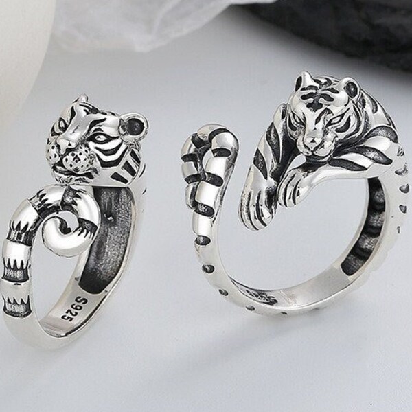 Tiger Ring - Etsy