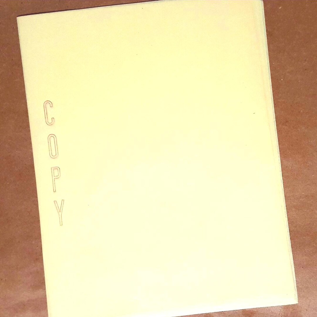 Vintage Yellow Onion Skin Paper With "copy" - 10 Sheets - Etsy