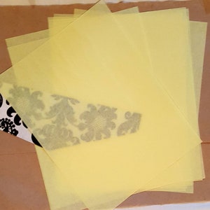 Onion Skin Paper, Yellow, Vintage, Thin Paper, Stationery, Translucent ...