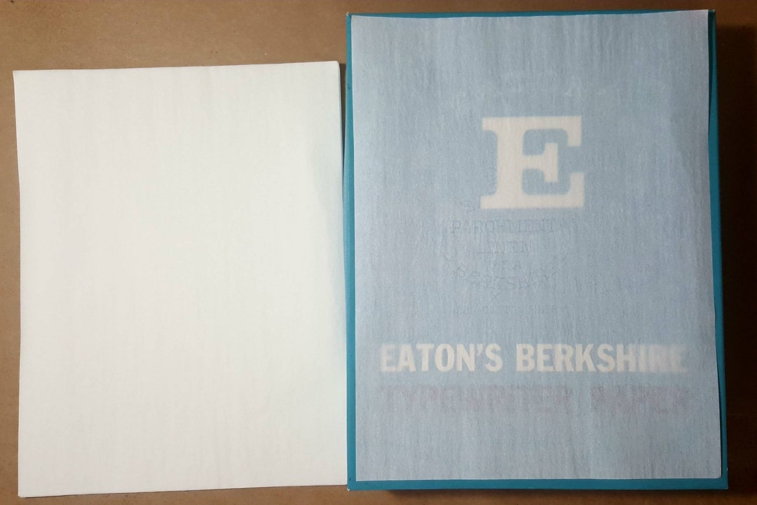 Onion Skin Paper 7.5lb, White, Vintage, Thin Paper, Stationery ...