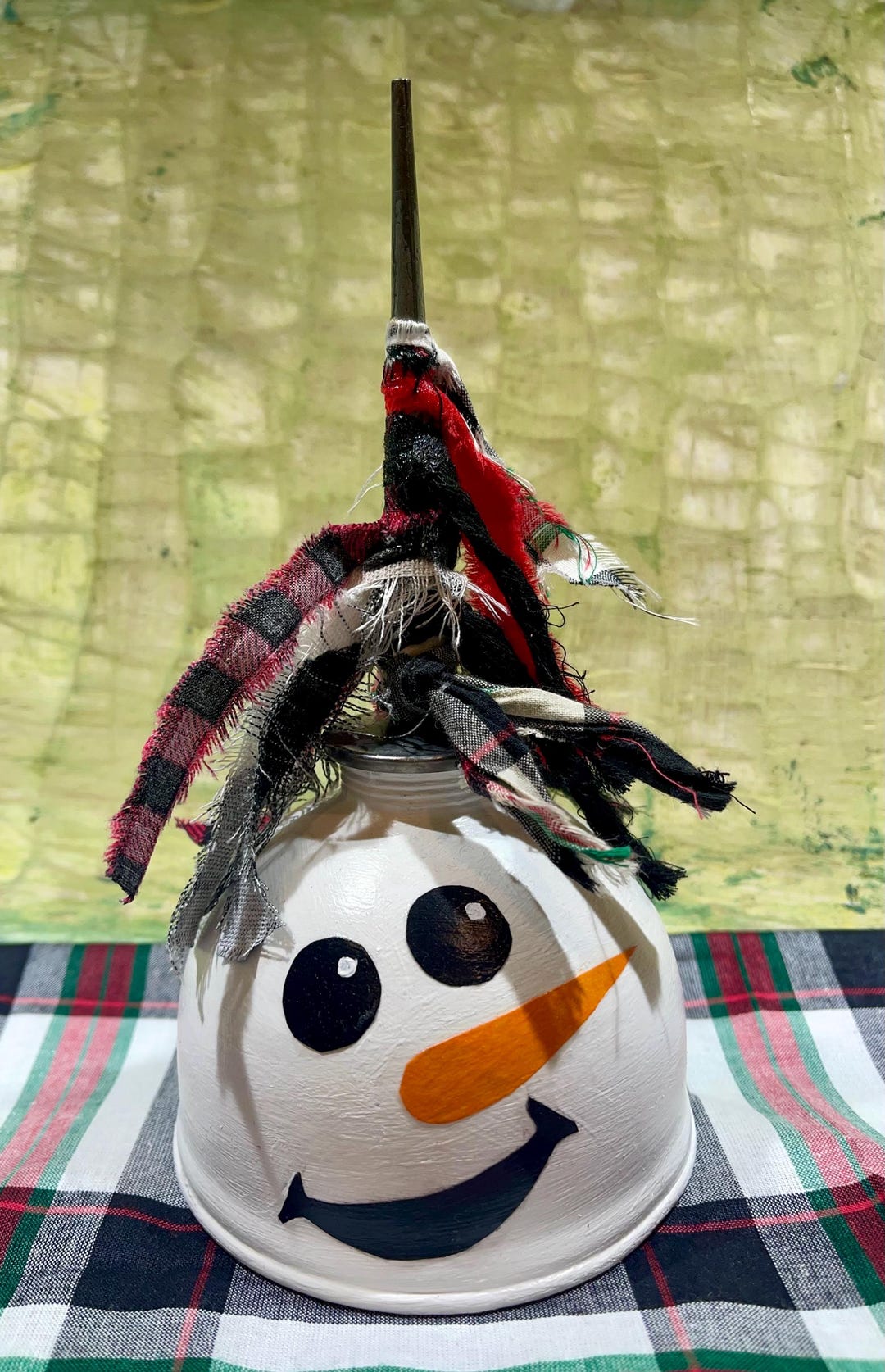 Vintage Oil Cans Snowman Vintage Style Christmas Folk Art Primitive - Etsy