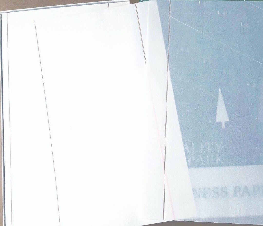 Vintage, Legal Paper, Red Ruled, Thin Paper, Park Square Brand Onion ...