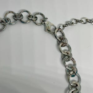 Liz Claiborne Vintage SIGNED Yellow Swirl Link Bead Chain Necklace Faux ...