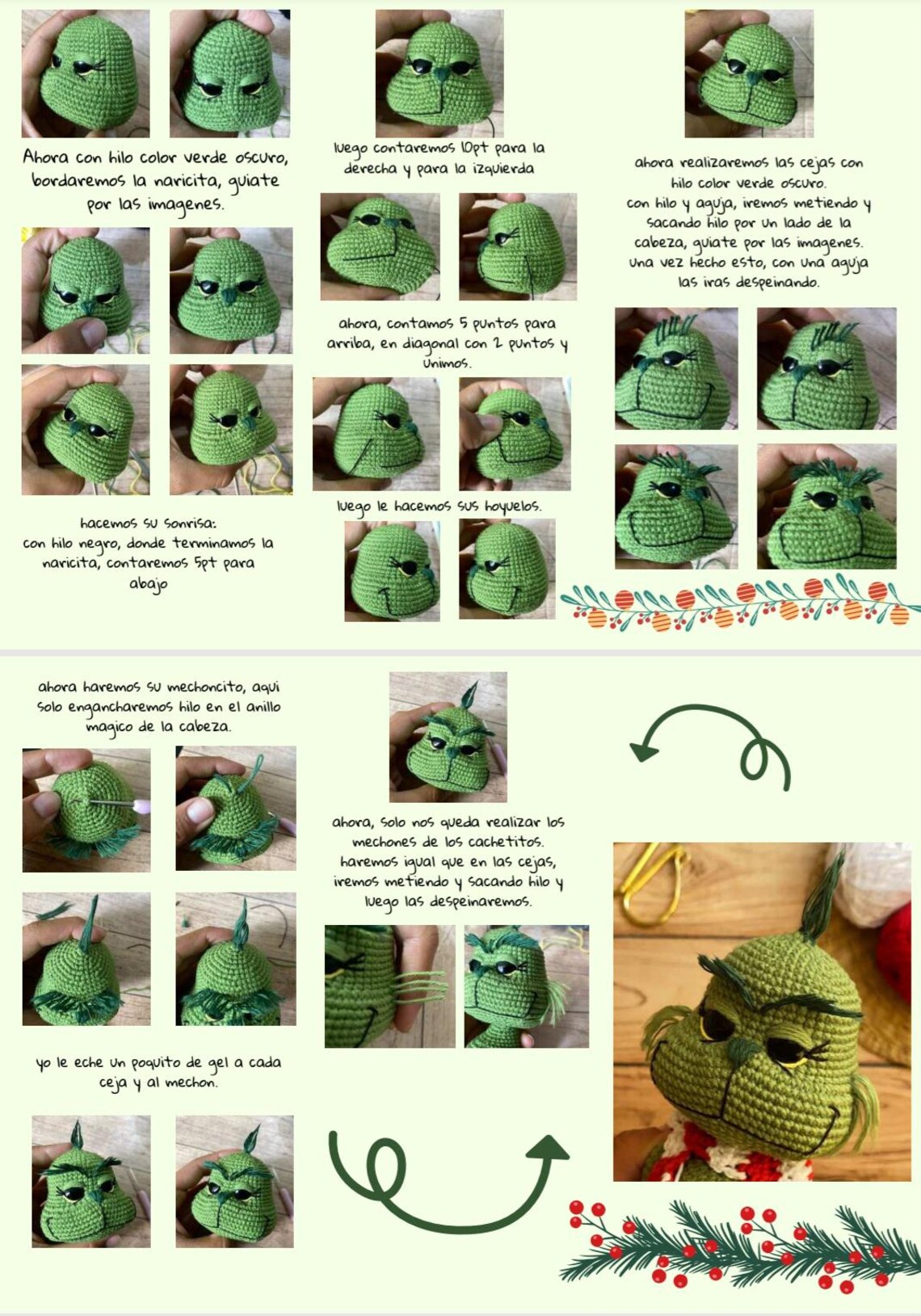 Grinch Croche PDF Spanish Language ONLY - Etsy