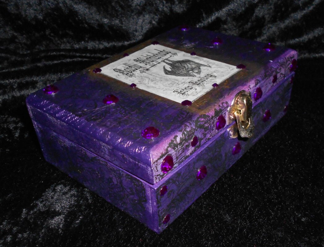 Angel Card Box, Tarot Card Box, Jewelry Box - Etsy