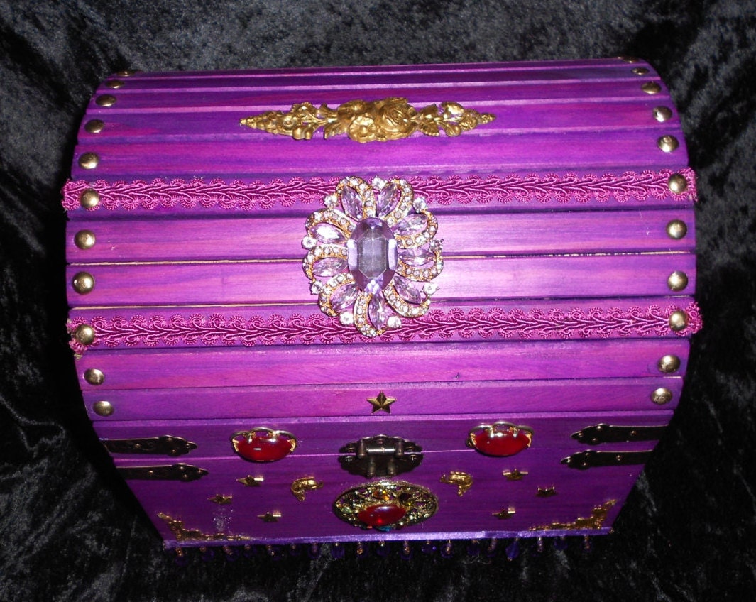 Keepsake Box, Crystal Ball Box, Small Trunk - Etsy
