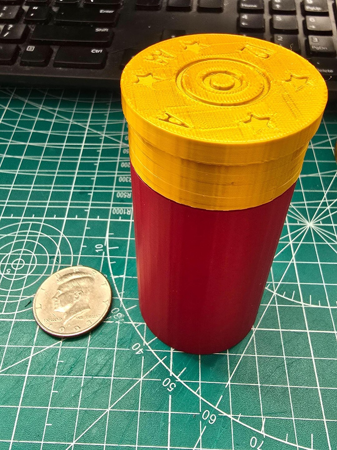 3D Printed Coin Holder-shotgun Shell Design - Etsy