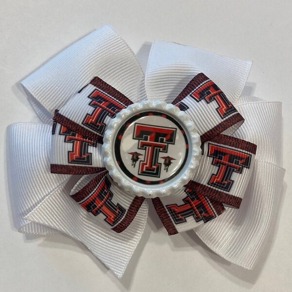 Texas Tech Hair Bow - Etsy