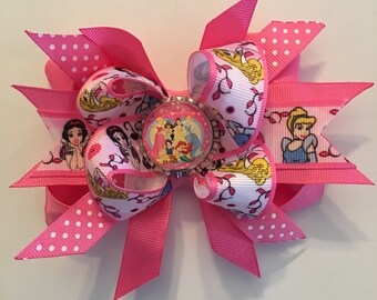 Princess Inspired Ribbon Sculpture Hair Clip Set You Choose 10 - Etsy