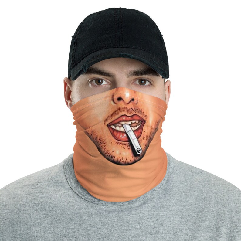 Neck Gaiter Face Print Men Adult Bandana Face Mask Social Etsy