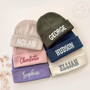 Baby Name Hat Embroidered Personalized for Newborn and Toddlers Gift ...