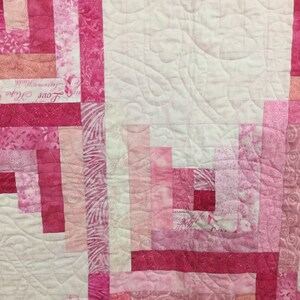 Cancer Ribbon Quilt - Etsy