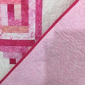 Cancer Ribbon Quilt - Etsy