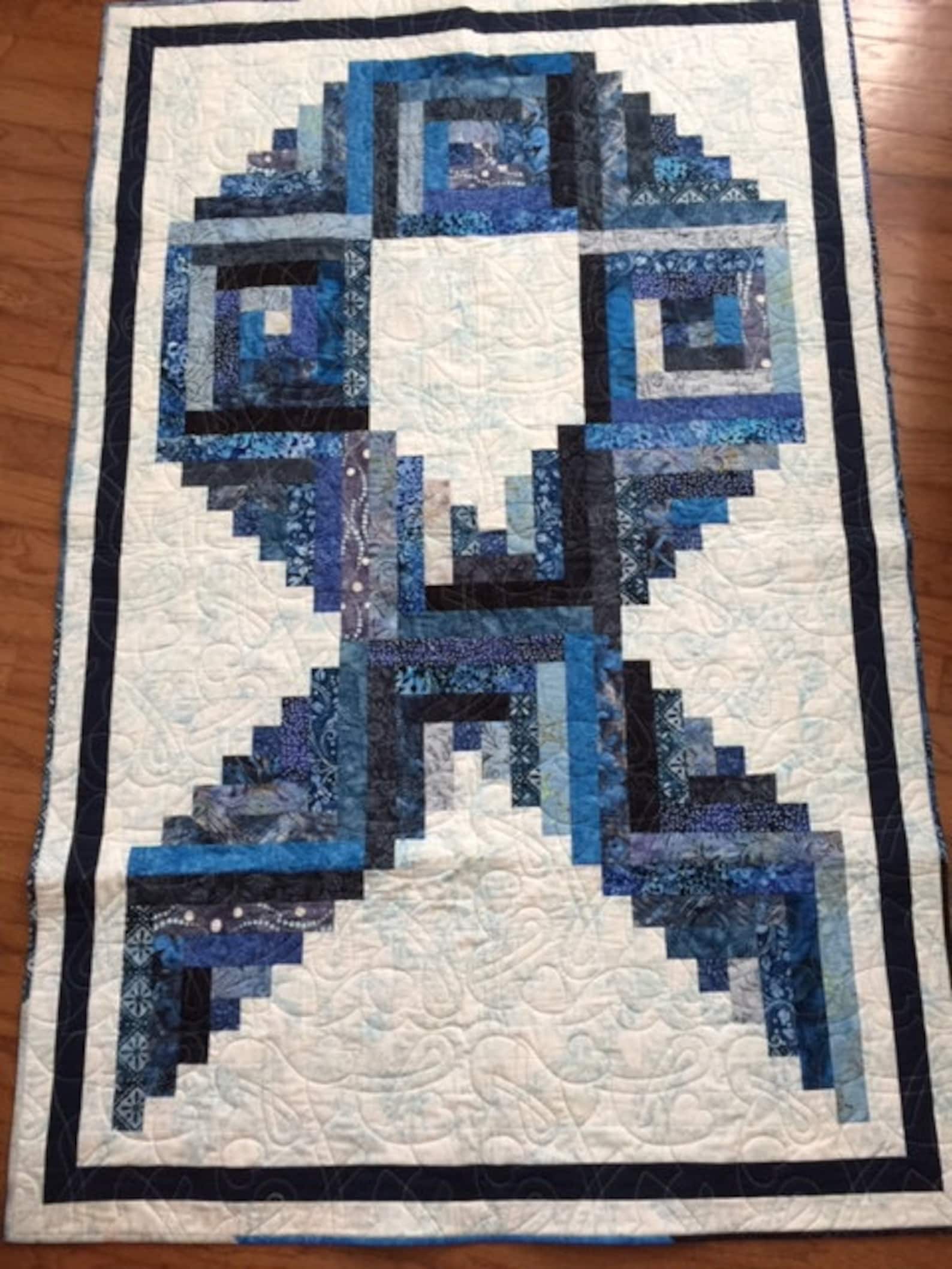Cancer Ribbon Quilt - Etsy