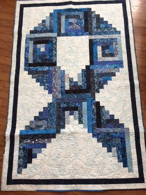 Cancer Ribbon Quilt - Etsy